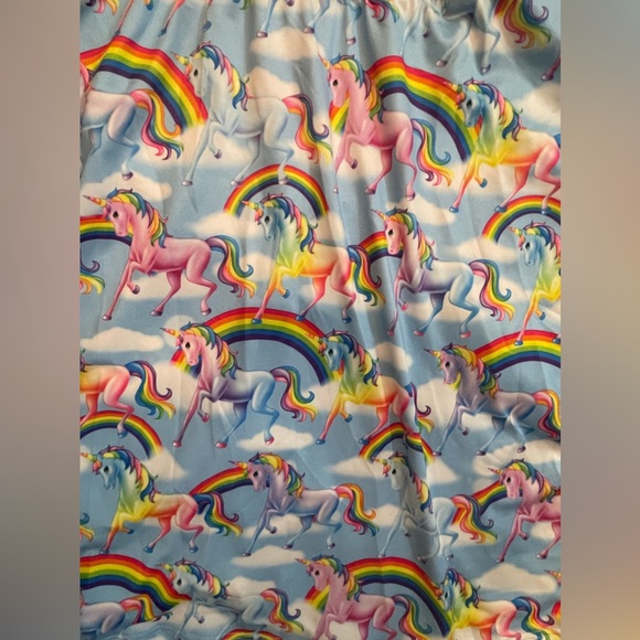 Lisa Frank | Dresses | Super Awesome Lisa Frank Markie Unicorn Rainbow Colorful Skater Tank ...